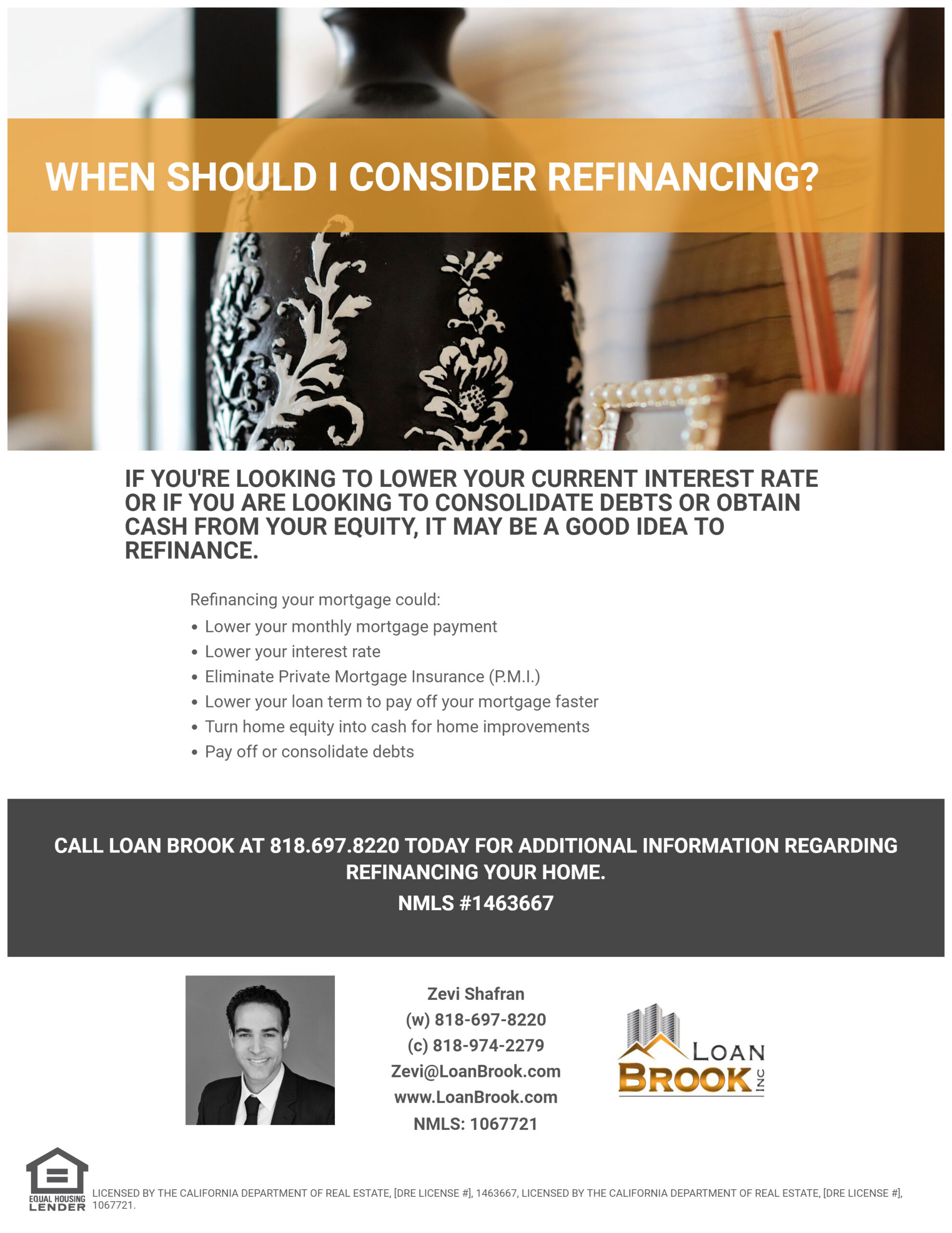 When should I consider refinancing? - Loan Brook, Inc.
